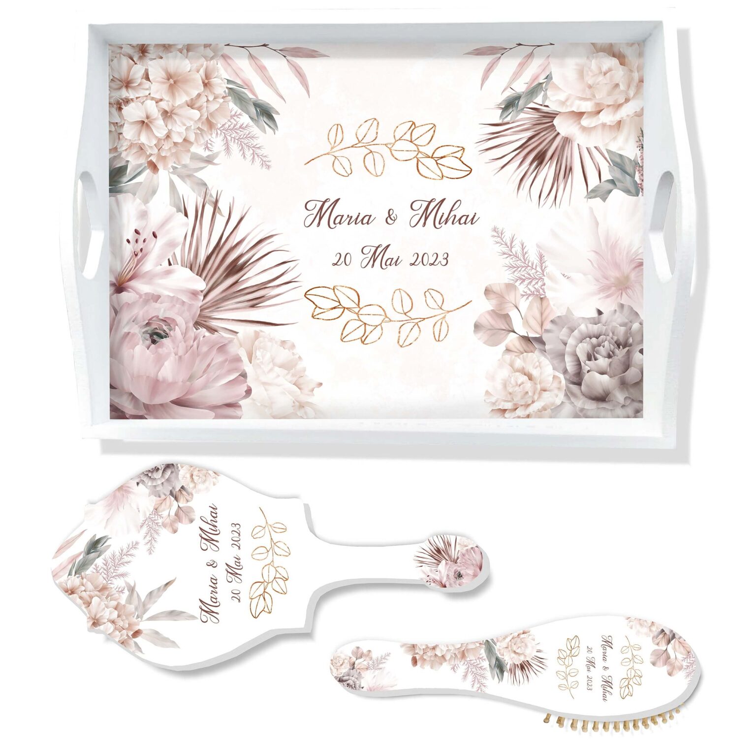 Seturi Gatitul Miresei • Tavite Personalizate